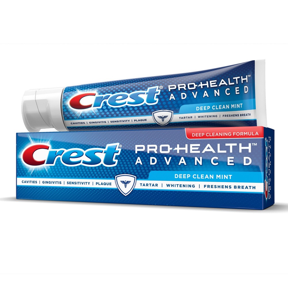 Crest Pro-Health Multi-Benefit Advanced Deep Clean Mint Toothpaste - 5 ...