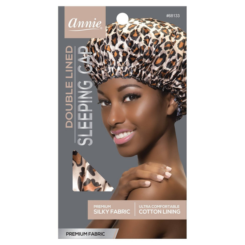 Annie International Deluxe Sleeping Cap - Leopard — Total Liquidators