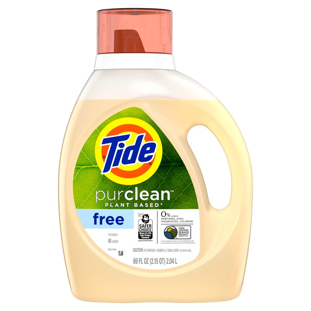 Tide purclean Unscented Liquid Laundry Detergent - 63 fl oz — Total ...