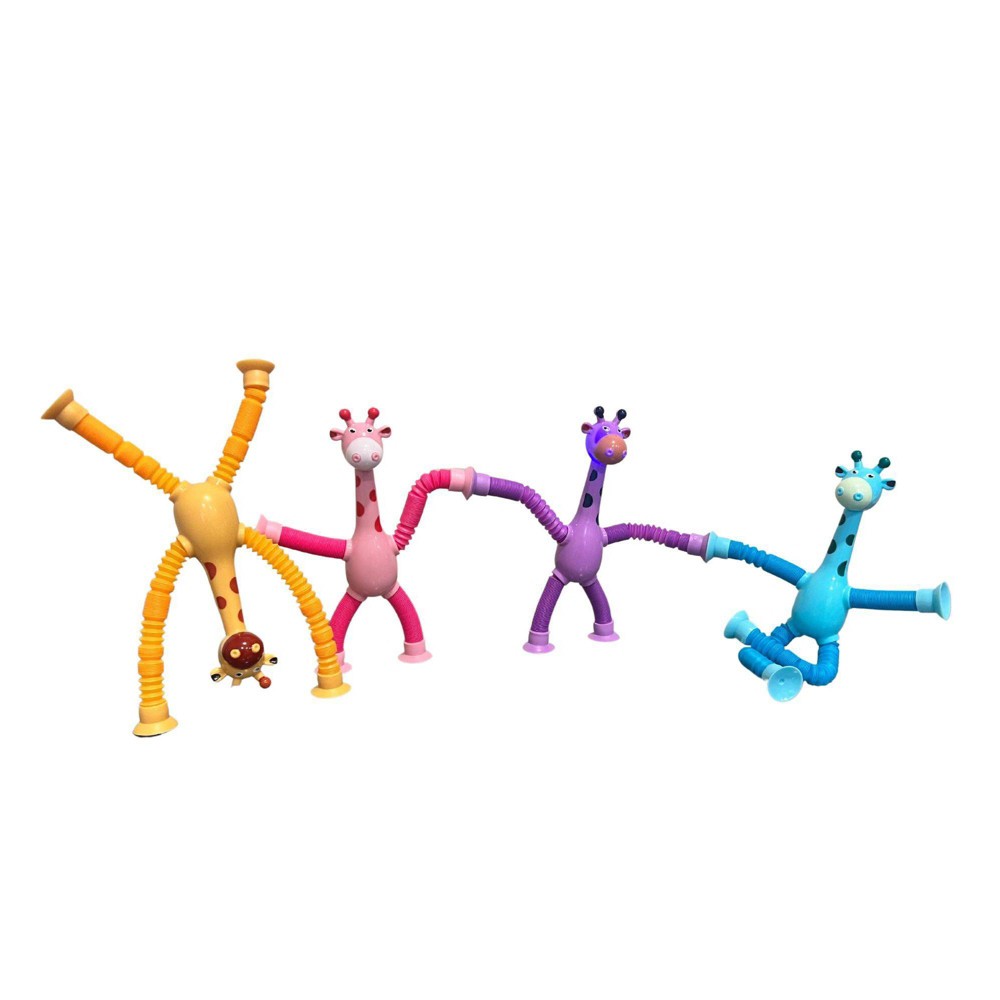 Hoovy Light Up Single Stretchy Giraffe Toy - Assorted colors — Total ...