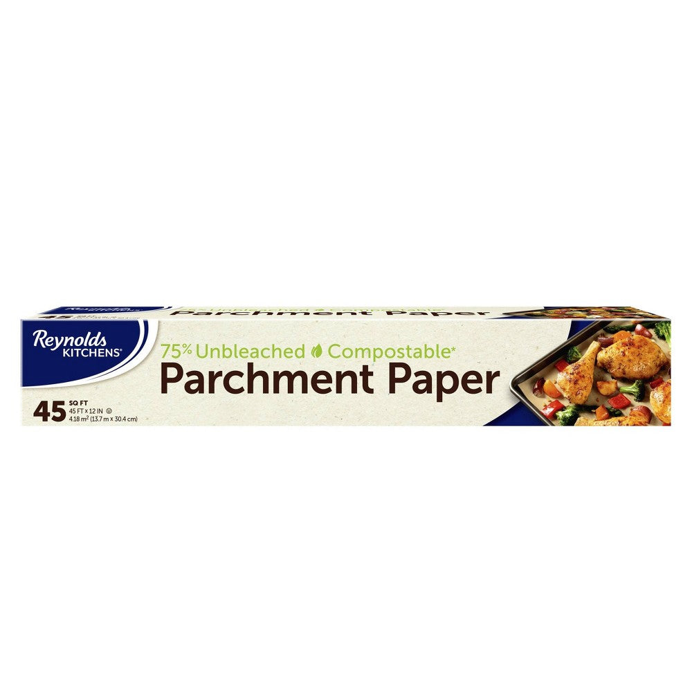 Reynolds Kitchens Unbleached Parchment Paper - 45 sq ft- — Total ...